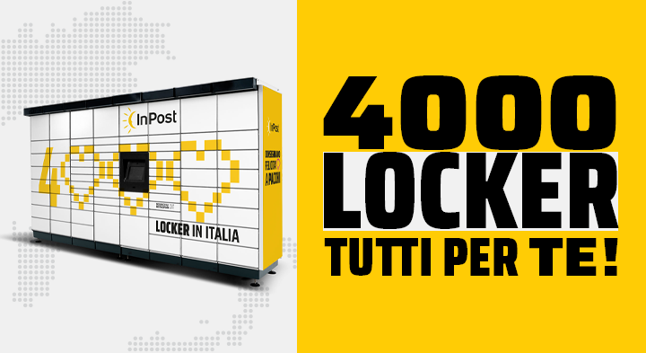 From today we are in 4,000 lockers and with one more service! | InPost